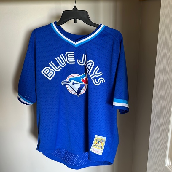 Mitchell & Ness | Shirts | Xxl Blue Jays Retro Jersey | Poshmark